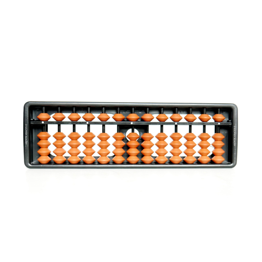 High-Quality 13-Rod Single Colour Plastic Abacus – Enhance Your Mental Math Skills