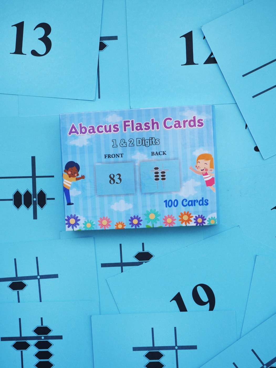 ABACUS FLASH CARD 1 TO 100 (100 CARDS)
